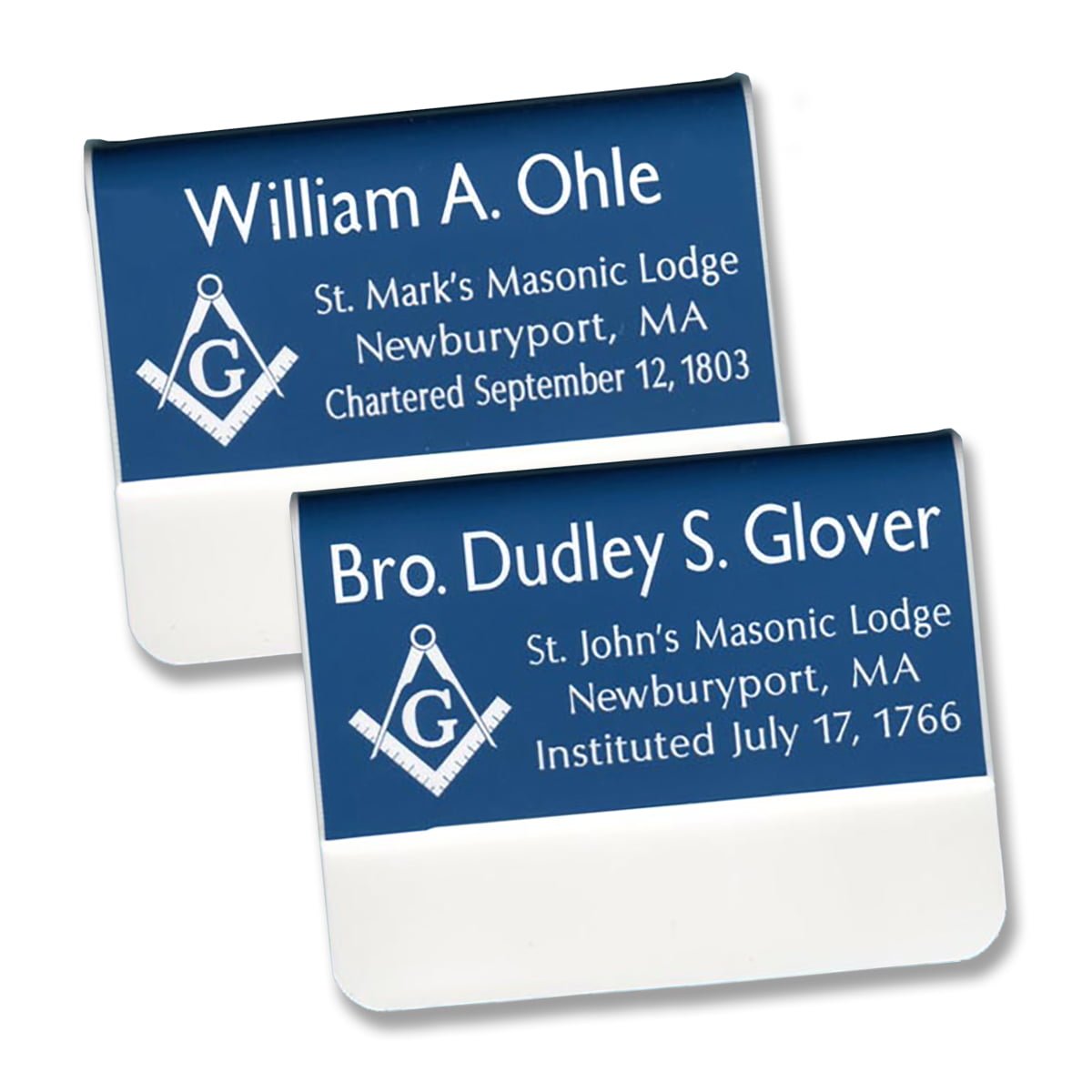 Masonic Lodge Pocket Name Tags | Name At A Glance